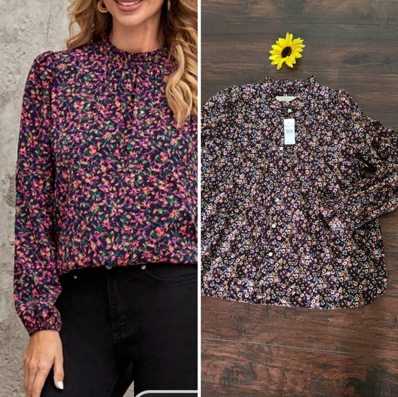 LOFT | Tops | New Loft Long Sleeve Blousetop | Poshmark